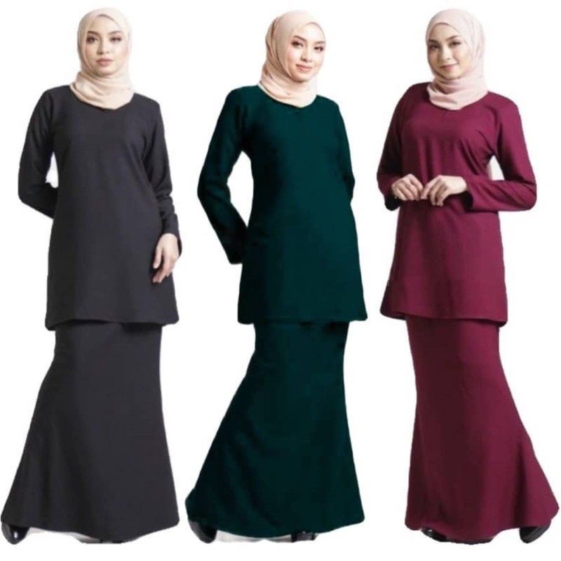 Baju Raya💗 kurung Moden 🌹 Soft ComoCrepe Iron less🌹 Ready Stock ...