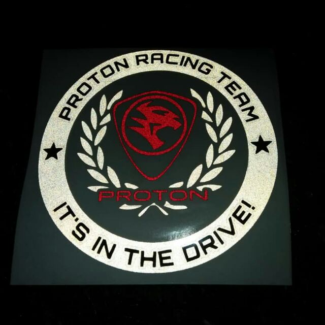 STIKER PROTON / PROTON RACING TEAM / STIKER KERETA PROTON / CUTTING ...