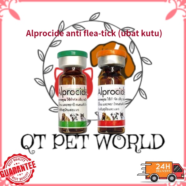 Alprocide Anti Tick And Flea Prevention For Dogs And Cats (1CC/2CC ...