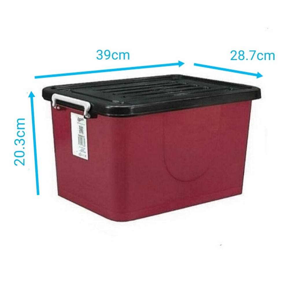century storage box with wheels 12L - 7992sc * | Shopee Malaysia