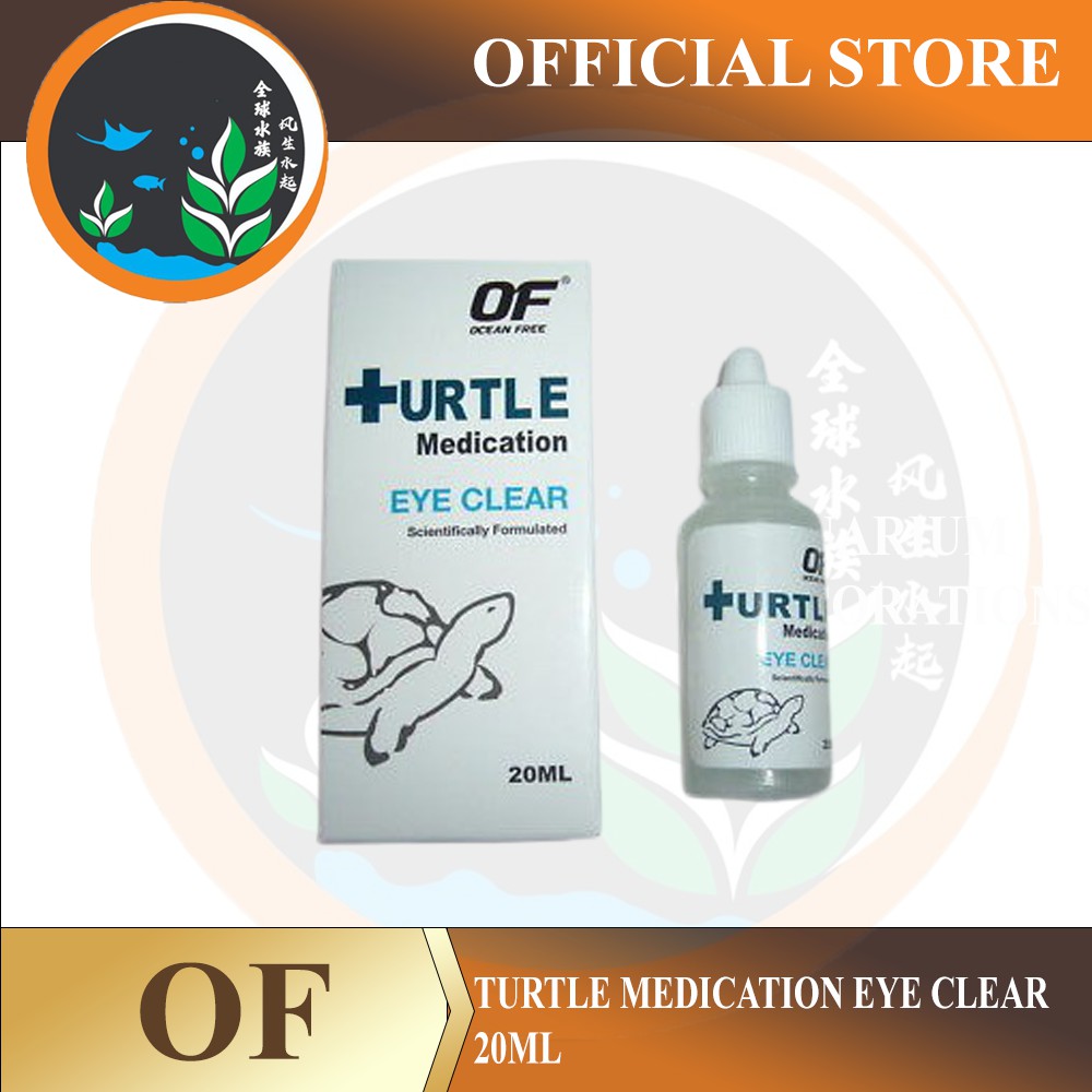 (CURE SICK TURTLE!) OF TURTLE MEDICATION EYE CLEAR 20ML turtle medicine ...