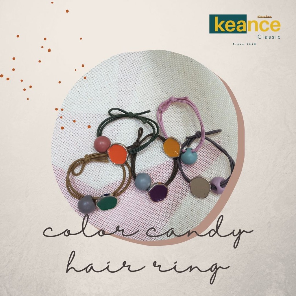{MY READY STOCK}Fashion Morandi Color Candy Hair Tie / Hair Ring / Hair ...