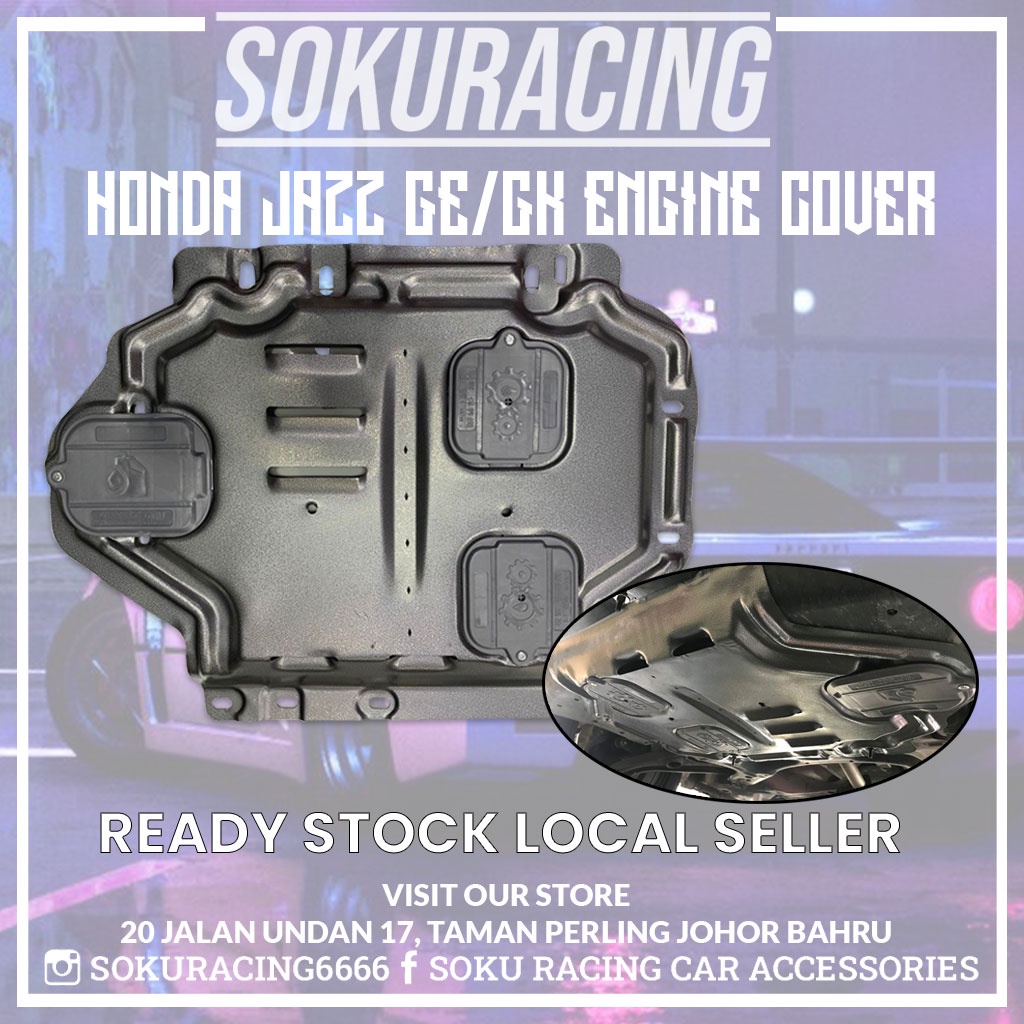 HONDA FIT JAZZ GE/GK ENGINE COVER BOTTOM BAWAH ENGINE BESI METAL COVER ...