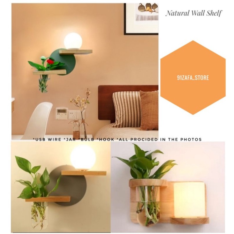 Natural Wall Shelf/Rack/Wall Shelves Rack Shape/IKEA/Follower/Rak ...