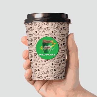 Sticker Minuman Milo Nescafe Kopi / Drinks Sticker/ Sticker Foodtruck ...
