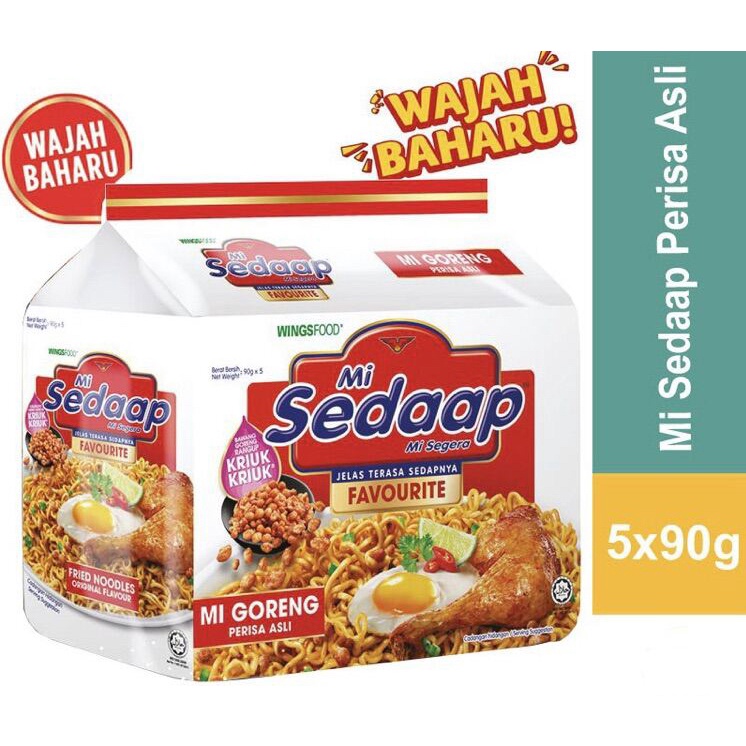 Mi Sedaap Perisa Asli (5 x 91g) | Shopee Malaysia