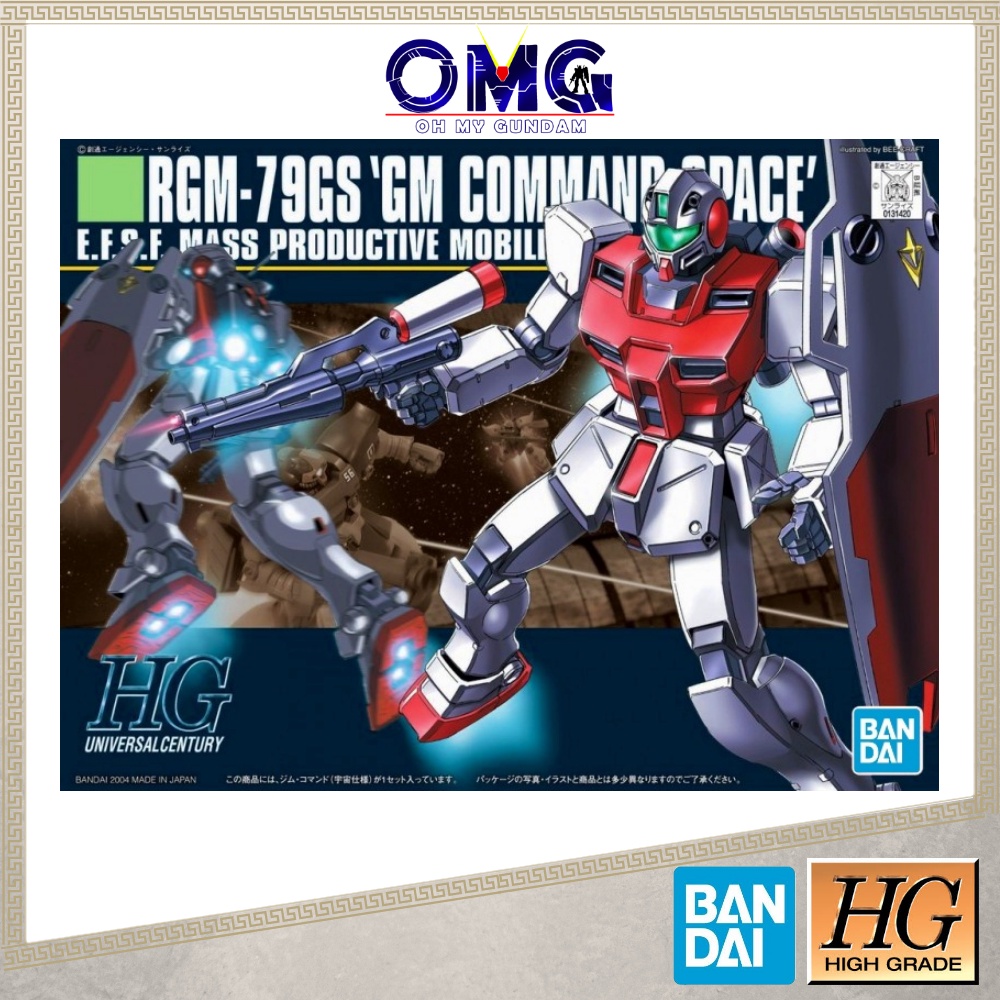 Bandai HGUC RGM-79GS GM Command Space 55729 HG Universal Century RGM79 ...
