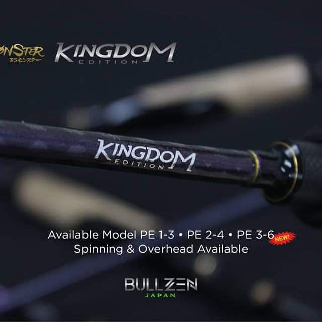 BULLZEN KINGDOM PE 1-3/PE2-4/PE 3-6 FISHING ROD | Shopee Malaysia