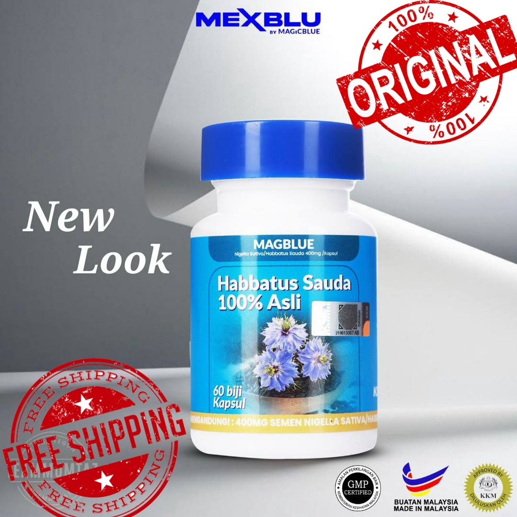 Habbatus Sauda Original HQ MAGBLUE - 60 Kapsul | Shopee Malaysia