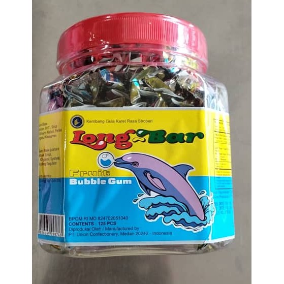 Long Bar Bubble Gum 125pcs (fruit flavour) | Shopee Malaysia