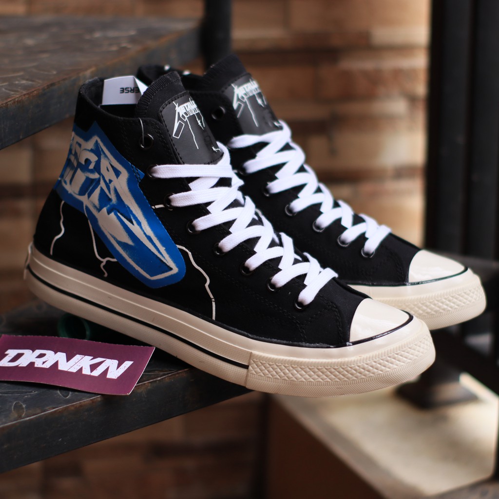 Converse Chuck Taylor All Star HIgh X Metallica Shoes | Shopee Malaysia