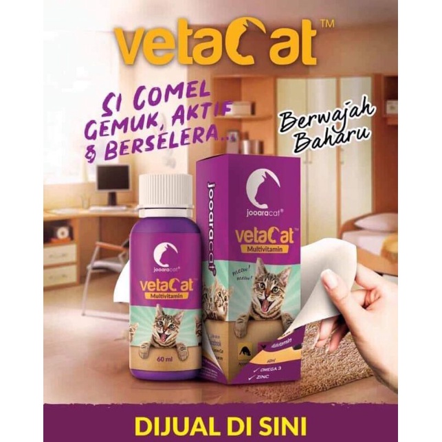 VetaCat Multivitamin Syrup For Cat 60ml (Multivitamin Untuk Kucing ...