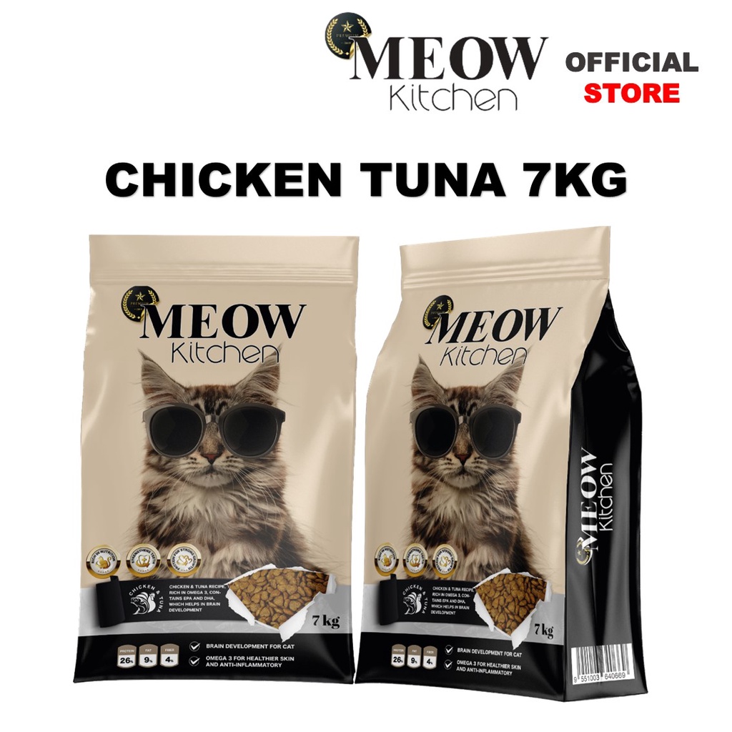 Meow Kitchen Cat Dry Food Chicken Tuna (7kg) | Shopee Malaysia