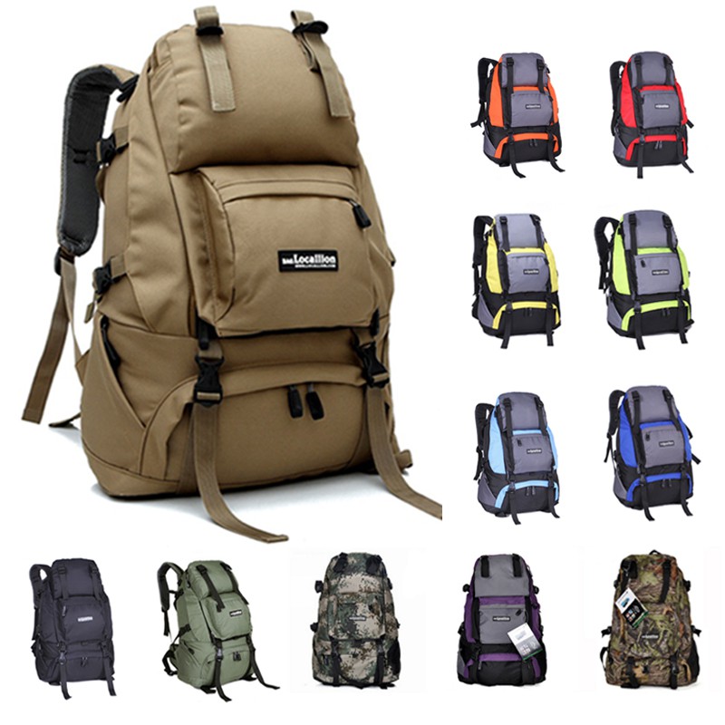 Local Lion WaterResistant Hiking Backpack HANDLESS 40L 108 | Shopee ...