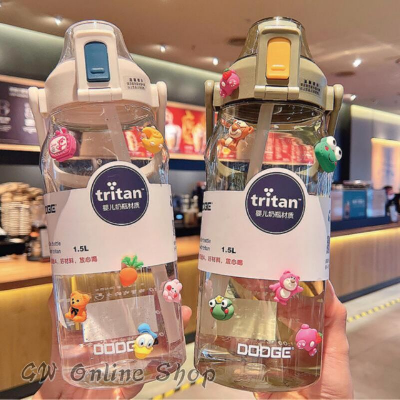 Original Dodge Tritan Water Bottle 1500ML | Shopee Malaysia