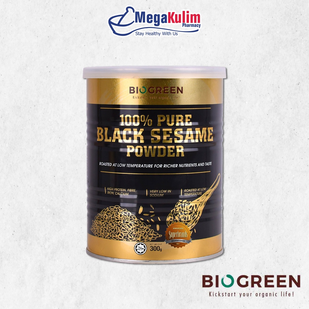 Biogreen 100% Pure Black Sesame Powder 300g | Shopee Malaysia