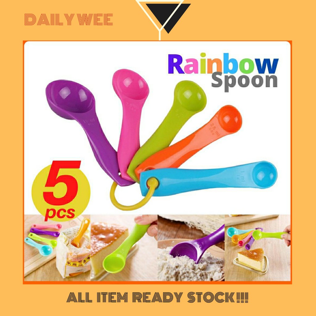 Sudu Penyukat Dengan Tepat Mudah Alatan Dapur Measuring Spoon Scoop ...