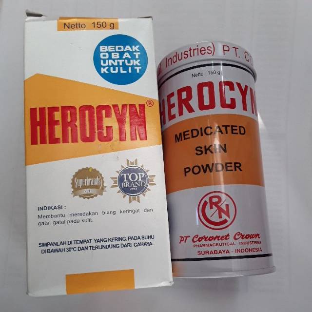 Herocyn Medicated skin powder 150g | Shopee Malaysia