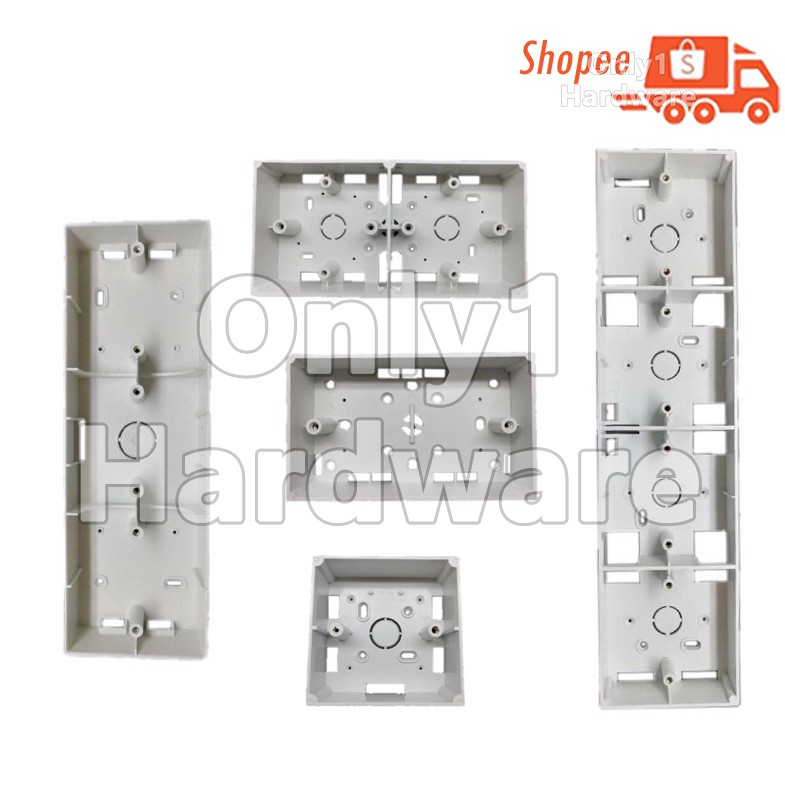 PVC BASE PVC BOX SURFACE NUT BOX ELECTRICAL BOX PLASTIC WHITE BOX BASE ...