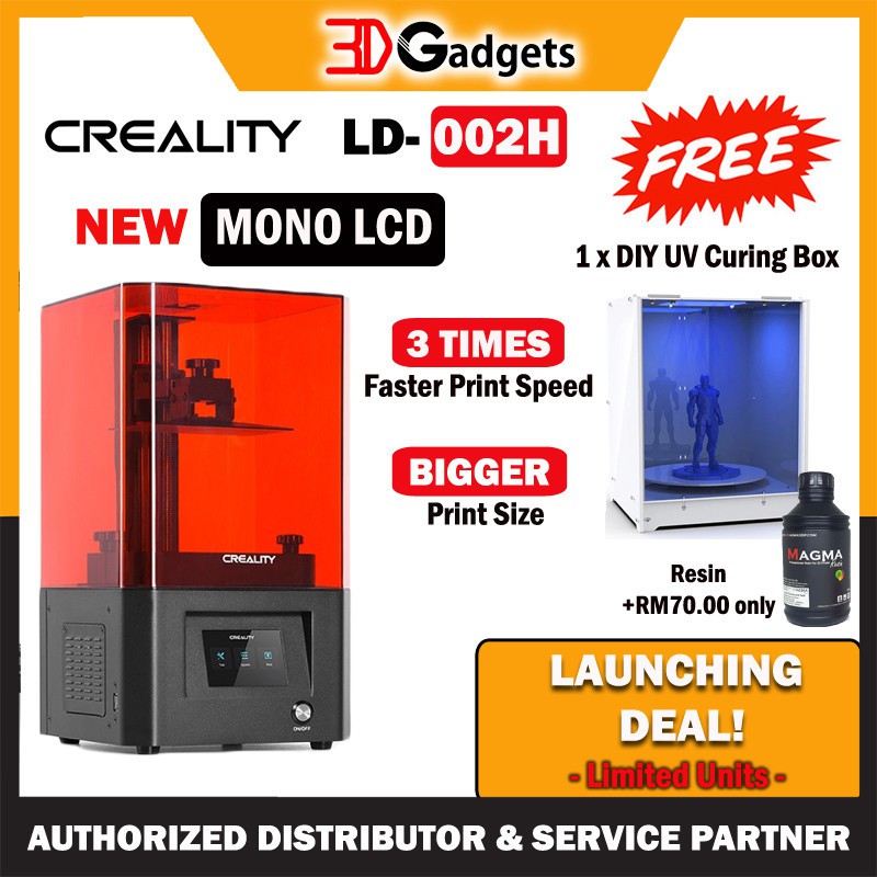 Creality 3D LD-002H Mono LCD Resin 3D Printer Carbon Filter System ...