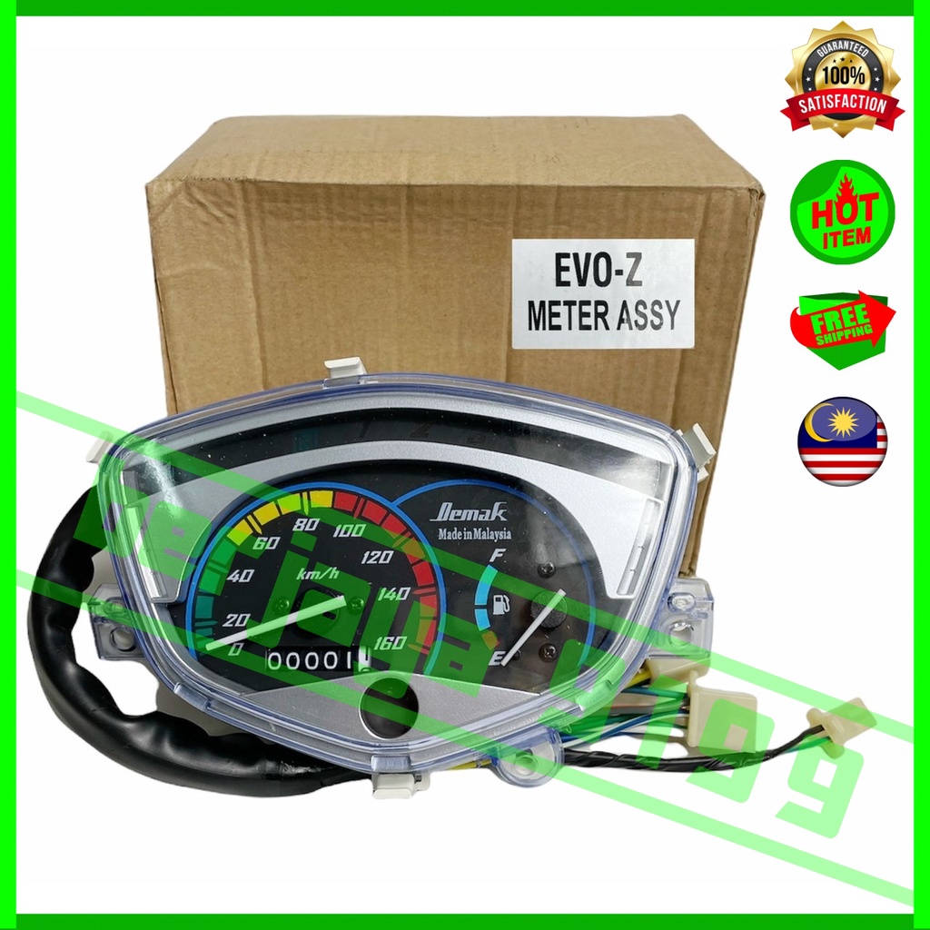 Demak Evo Z / Evo-Z Speedometer / Speedo Meter Assy Racing Motosikal Motorcycle Parts | Shopee ...