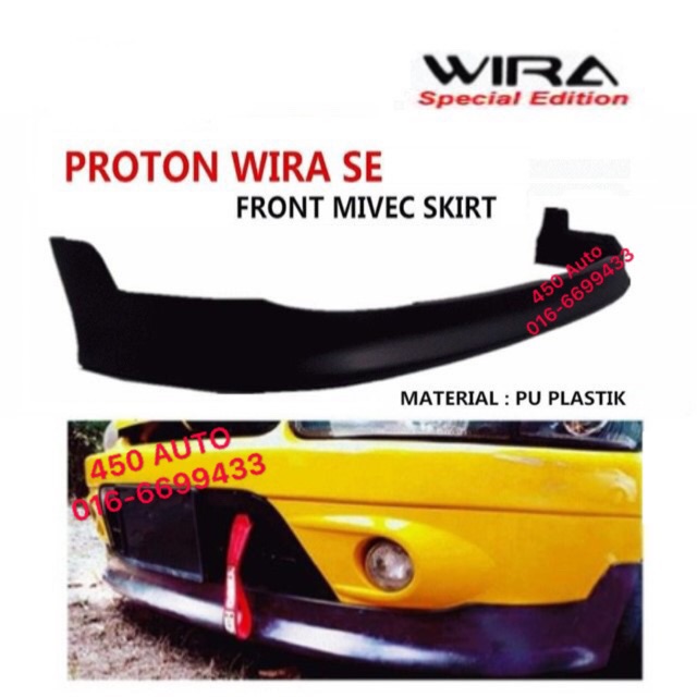 Wira Se Front Skirt Skirting MIVEC PU2111 (For Wira SE Bumper) SATRIA ...
