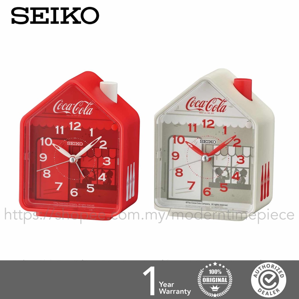 SEIKO COCA-COLA Collaboration Sweep Movement Design Alarm Clock QHP902 ...