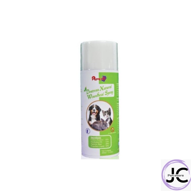 DM108 PEPETS Destress Wounheal Maggot Spray Luka Herbal Spray 400ML ...