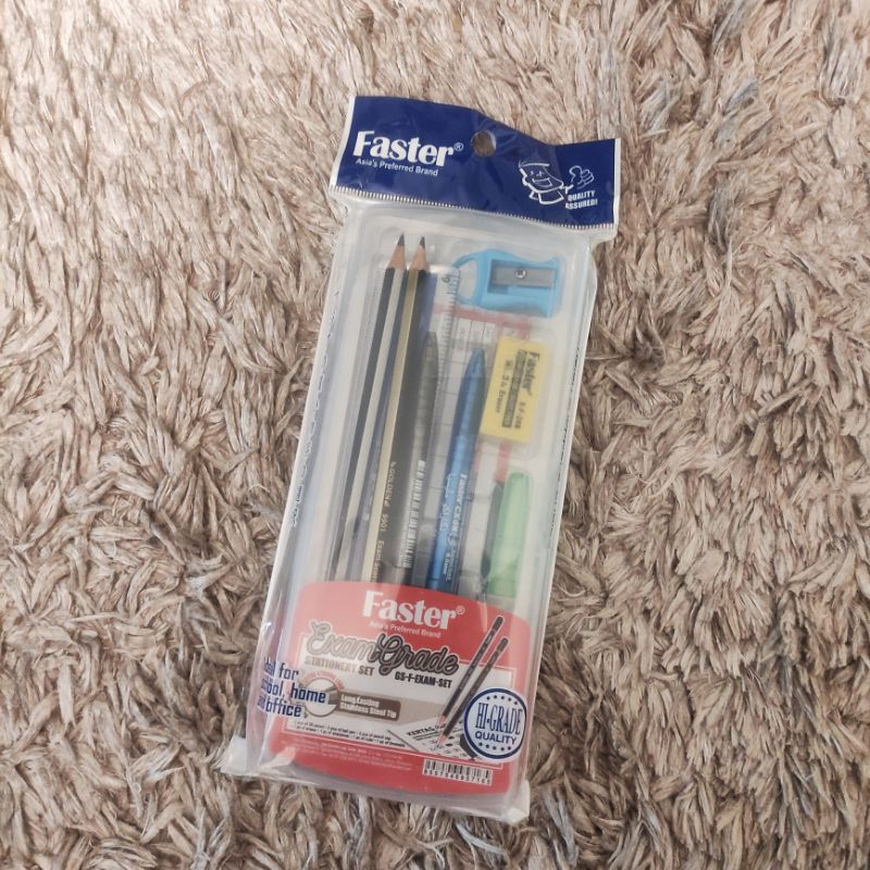 With Casing Faster exam grade stationary set GS-F-EXAM-SET- (SET ...
