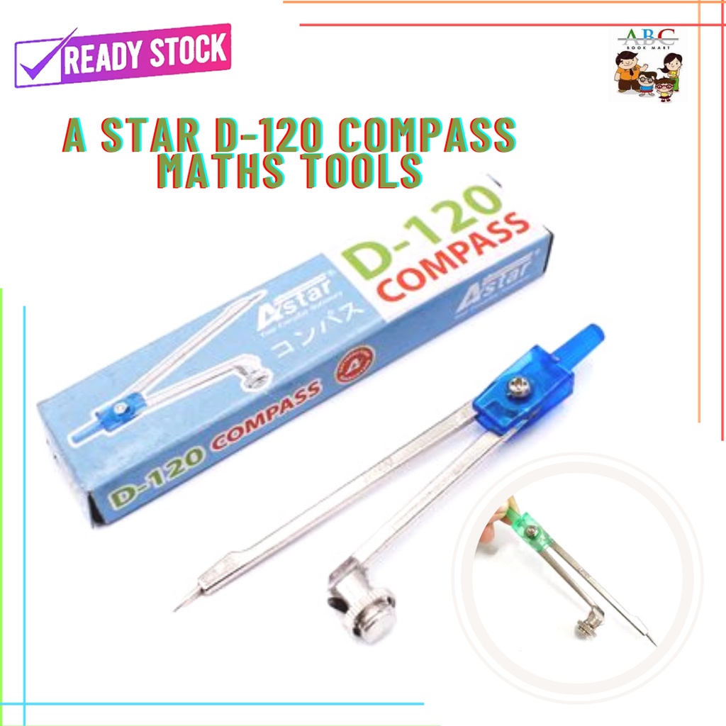 ( READY STOCK ) ASTAR COMPASS D-120 MATHS GEOMETRY TOOL | Shopee Malaysia
