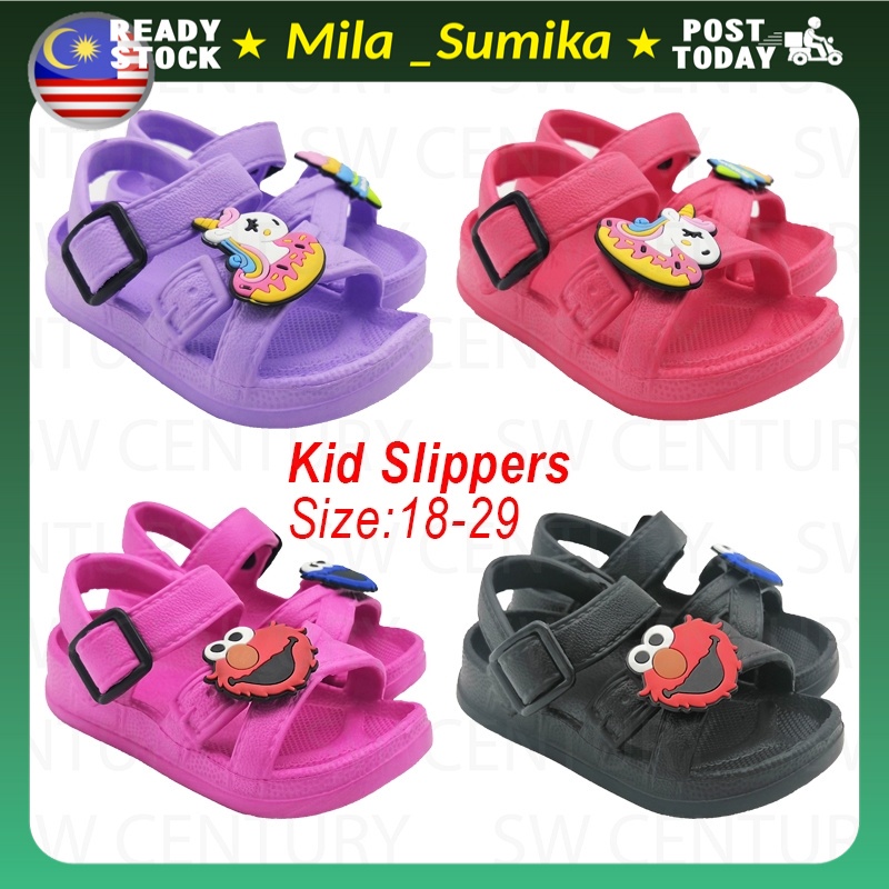 Sumika Cute Cartoon Kids Girl Slippers / Selipar Kartun Comel Budak ...