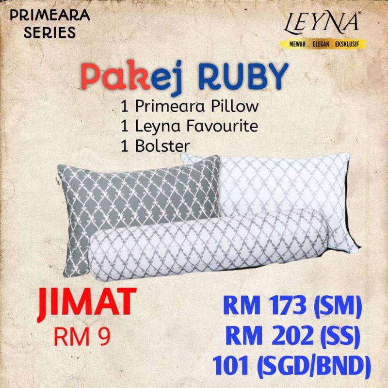 BANTAL LEYNA PRIMEARA (PAKEJ RUBY) | Shopee Malaysia
