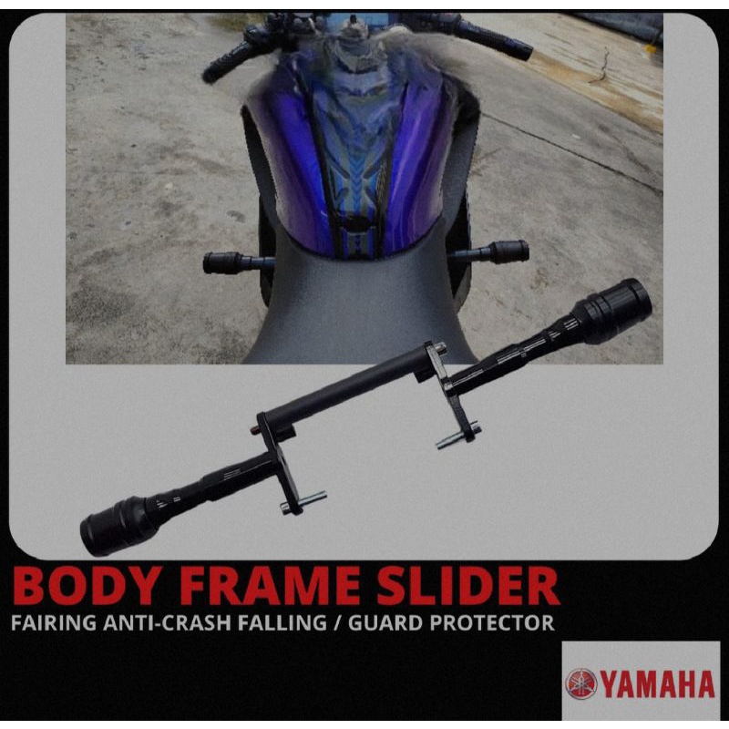 YAMAHA MT15 / R15 / FZ150 BODY FRAME SLIDER SAFETY / FAIRING ANTI CRASH ...