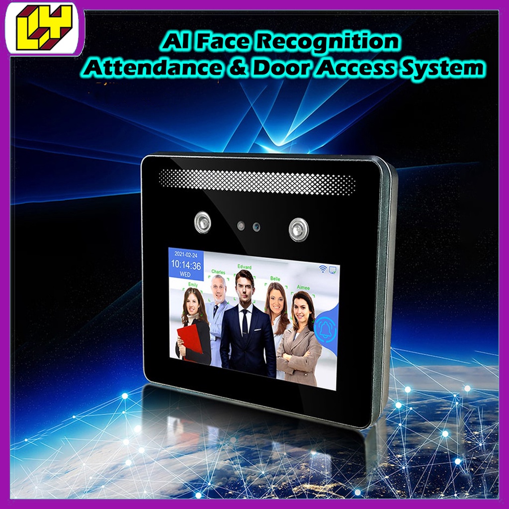Face Recognition Attendance Machine Punch Card Machine Biometric Face ...