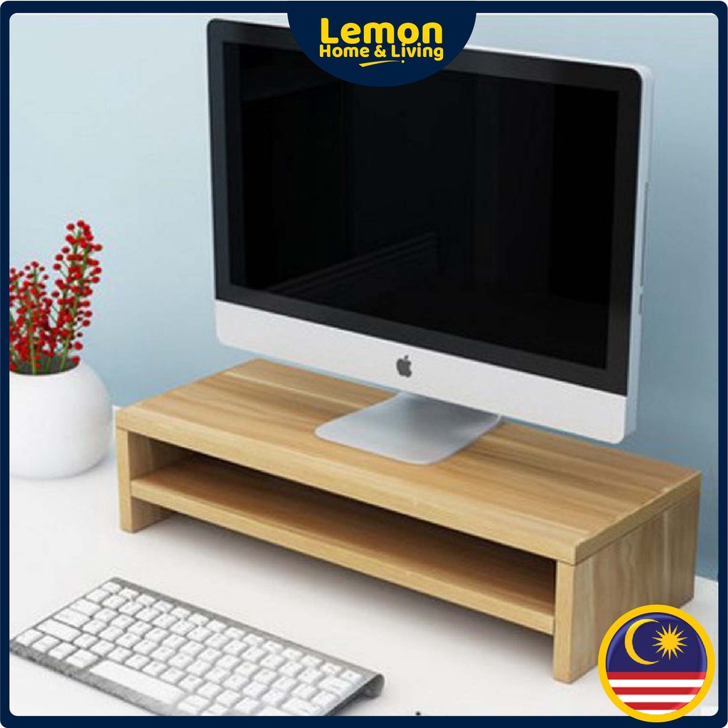 🍋1/2 Tier Computer Monitor Screen Increased Shelf Base Desktop Keyboard ...