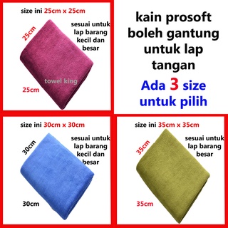 Kain lap cermin meja kereta banyak bugus kualiti Multipurpose Hands ...