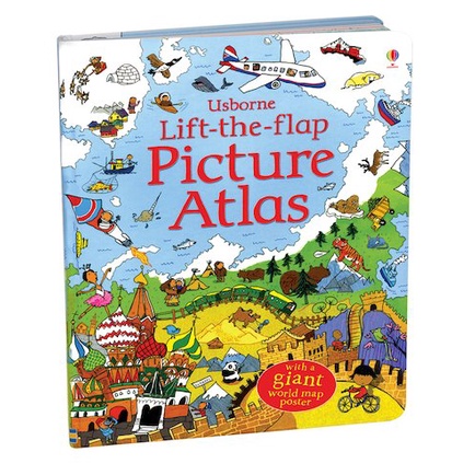 (100% Original) USBORNE LIFT THE FLAP PICTURE ATLAS | Shopee Malaysia