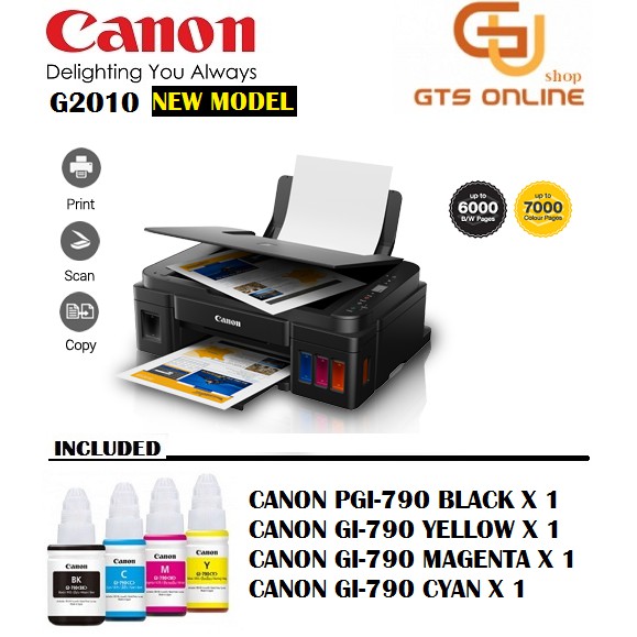 Canon Pixma G2010 3in1 Inkjet Printer with Hybrid Ink (with LCD ...