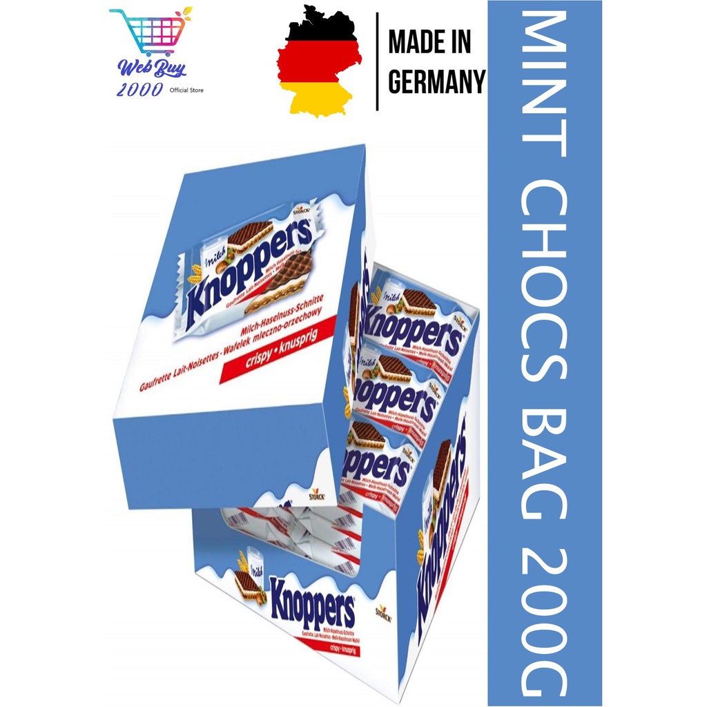 KNOPPERS CHOCOLATE WAFERS 24 PACKS (CANDY / GULA-GULA) | Shopee Malaysia
