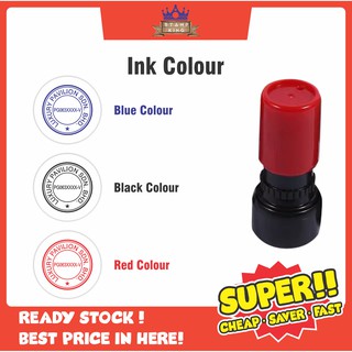 Rubber Stamp Chop self ink stamp stamps colop Flash Stamp Round Chop ...