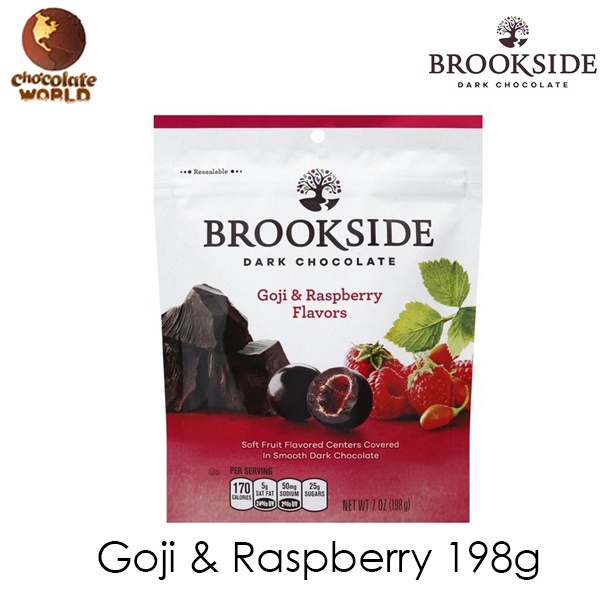 Brookside Goji & Raspberry Dark Chocolate 198g (Made in US) | Shopee ...