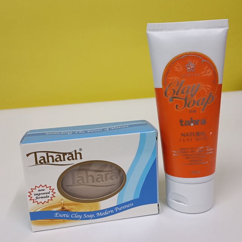 (SAMAK/SERTU COMBO) TAHRA LIQUID CLAY SOAP 450ml/50ml + TAHARAH BAR ...