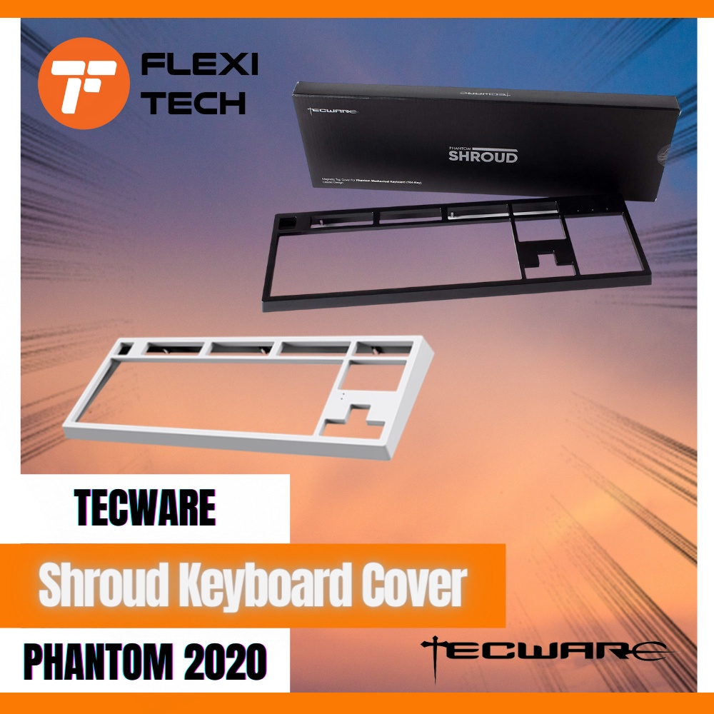 Flexi Tech TECWARE Shroud V2 Classic Keyboard Cover 104 / 87 KEYS Black ...