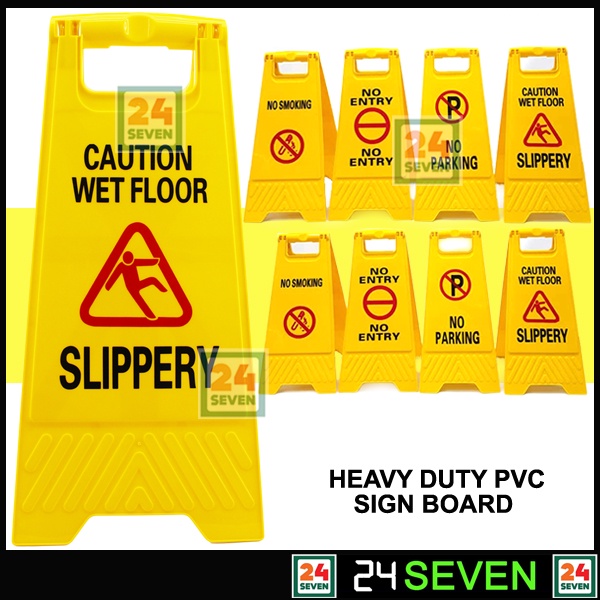 SLIPPERY WET FLOOR CAUTION SIGN BOARD NO ENTRY SIGN BOARD NO PARKING ...