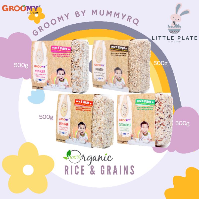 GROOMY Bijirin Campuran Organik Baby (6 months+) [500g] | Shopee Malaysia