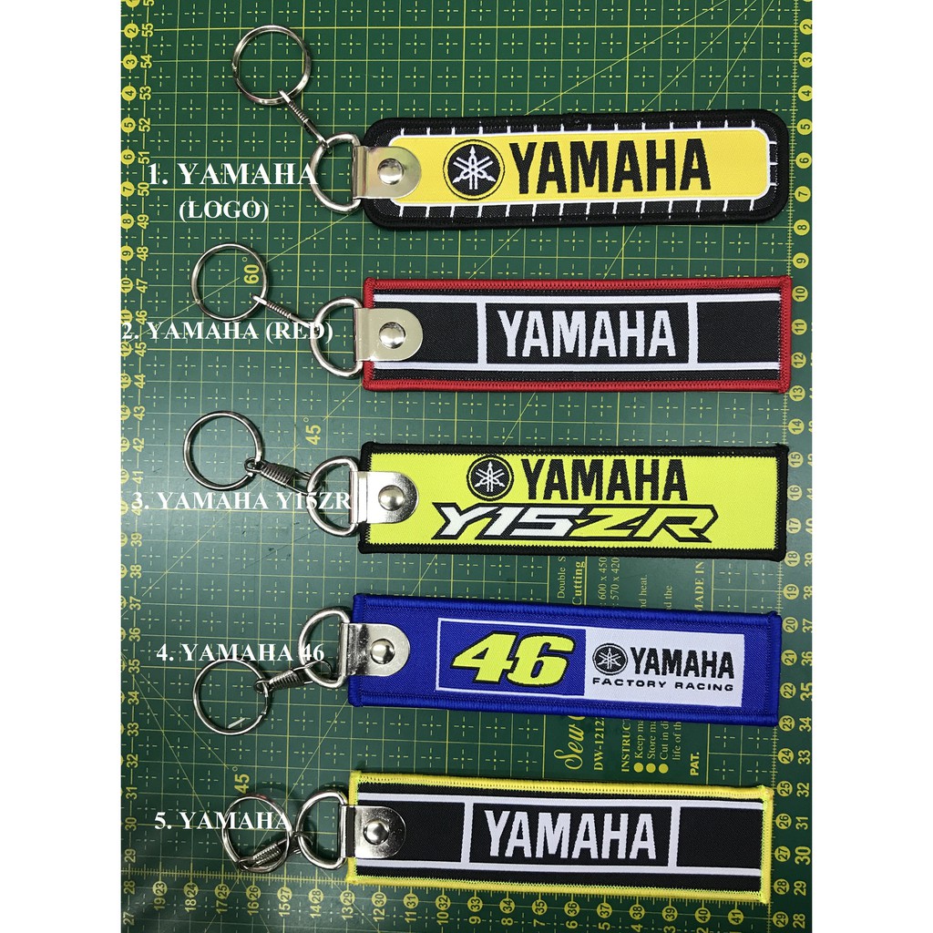YAMAHA 46 KEYCHAIN KEYRING YAMAHA LOGO YAMAHA Y15ZR | Shopee Malaysia