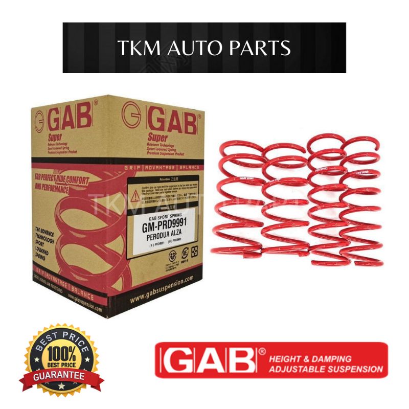 PERODUA ALZA SPORT SPRING SET 4 PCS (GAB) | Shopee Malaysia