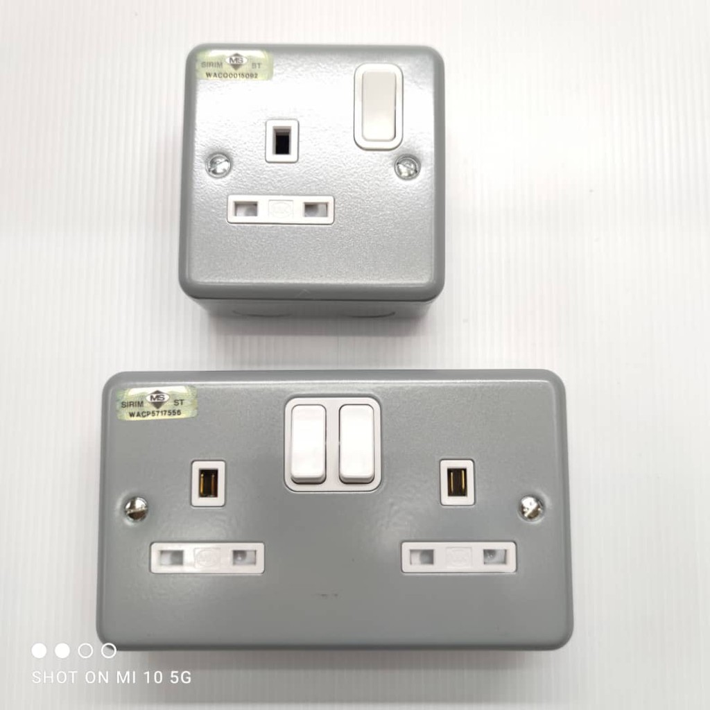 METAL CLAD SWITCH SOCKET / 13A / SINGLE / DOUBLE / MK G2946 / MK G2977 ... METAL CLAD SWITCH SOCKET / 13A / SINGLE / DOUBLE / MK G2946 / MK G2977 ...