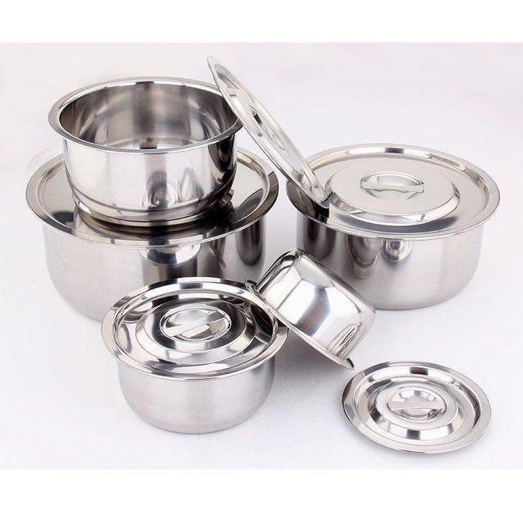 * Ready Stock * 5pcs / pieces Stainless Steel Multipurpose Stock Pot ...