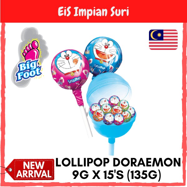(Ready Stock!!) Lollipop Doraemon 15's (135G) | Shopee Malaysia